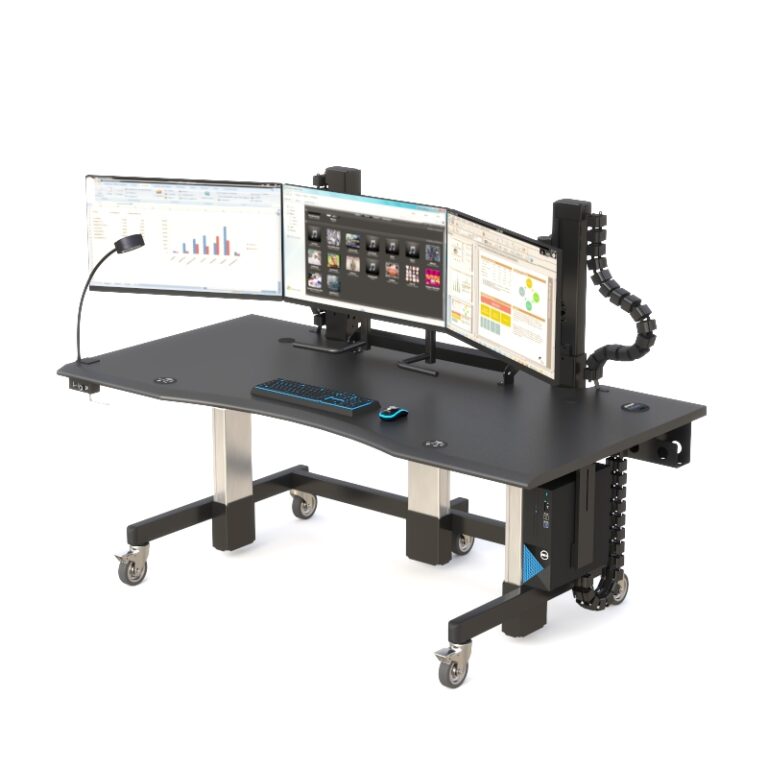 Radiology Reading Room Desk – Anchor Black Edition - AFC Industries