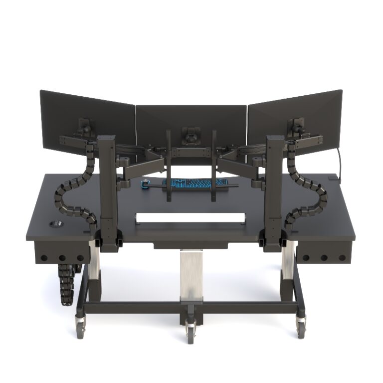 Radiology Reading Room Desk – Anchor Black Edition - AFC Industries