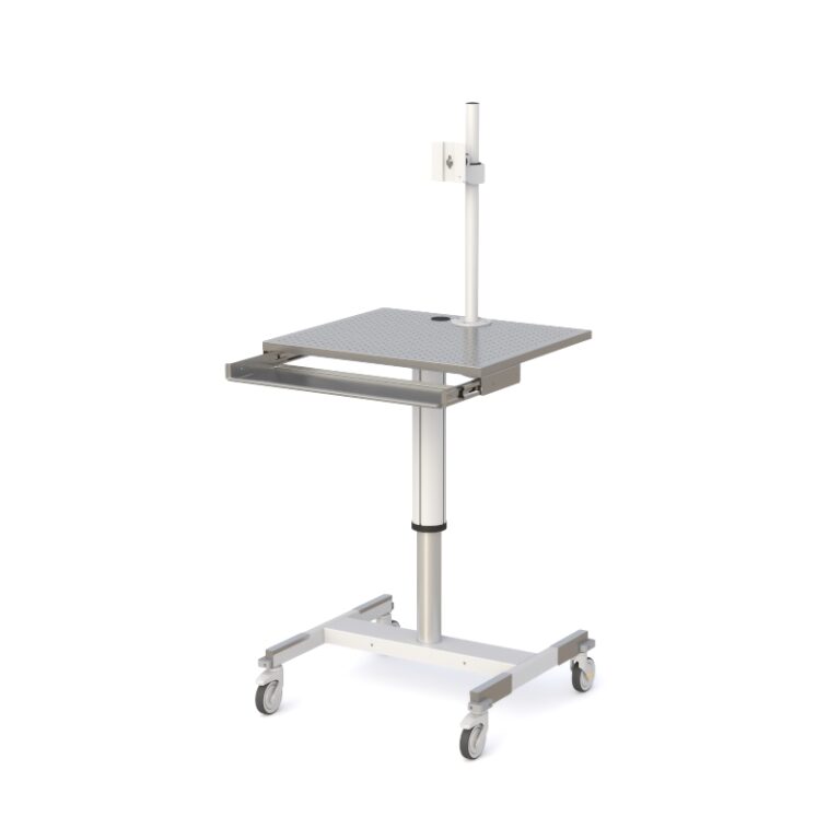 Durable Height-Adjustable Cleanroom Cart Workstation
